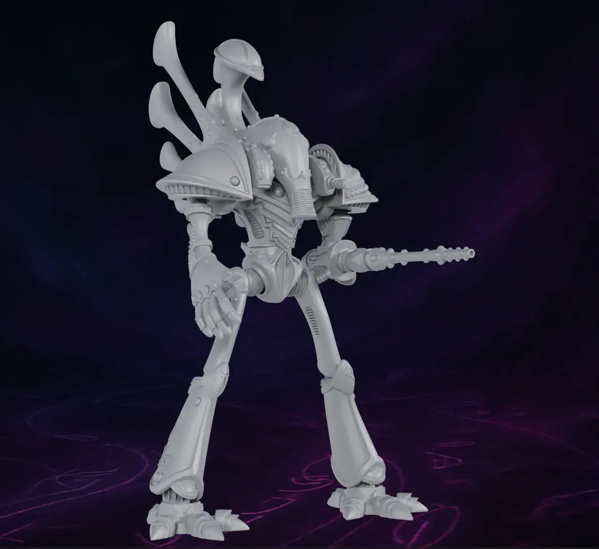 Board Games & Card Games STL Download - Space Elves Ancient Warlock PSI ...