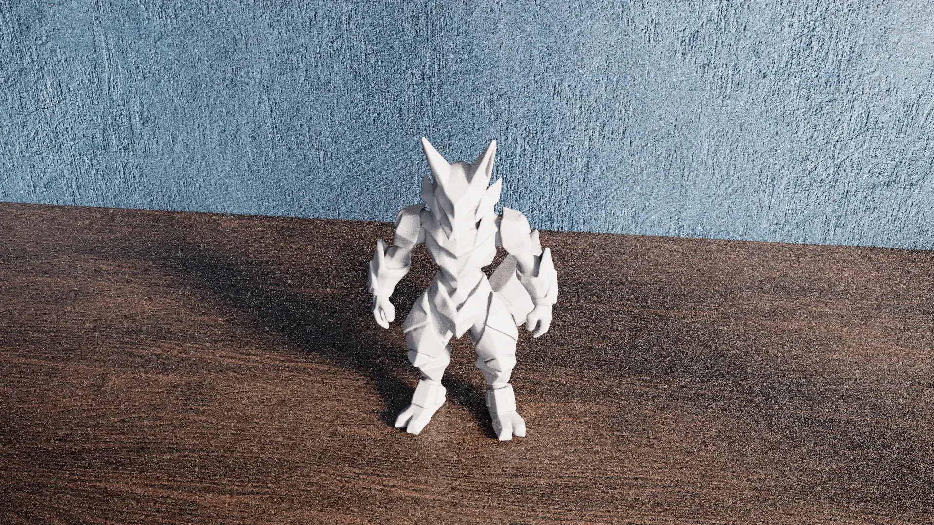 3D Printer Files | 3MF File | Low Poly Lucario | Creality Cloud