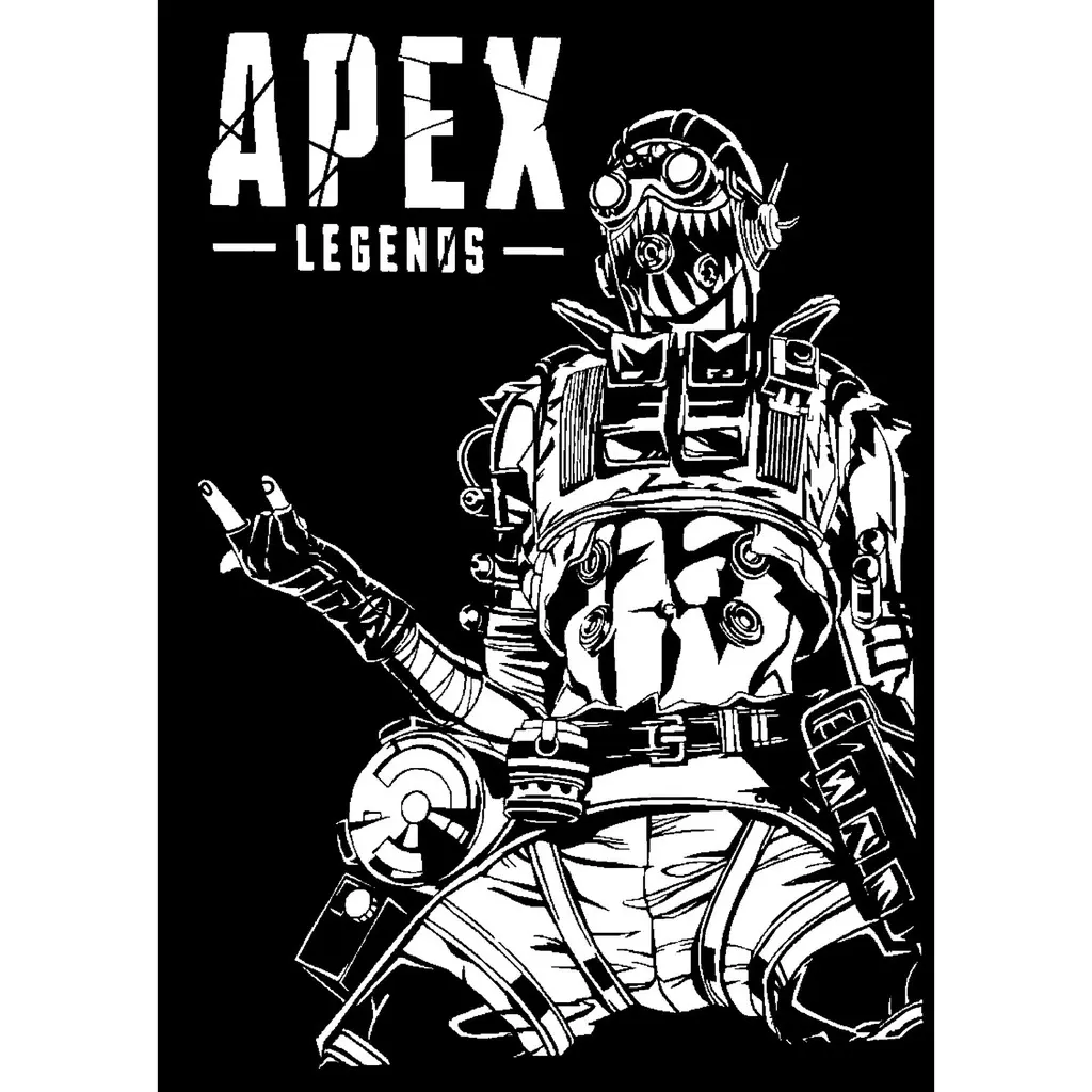 Free Characters & Creatures STL Download - Apex Legends Octane stencil ...