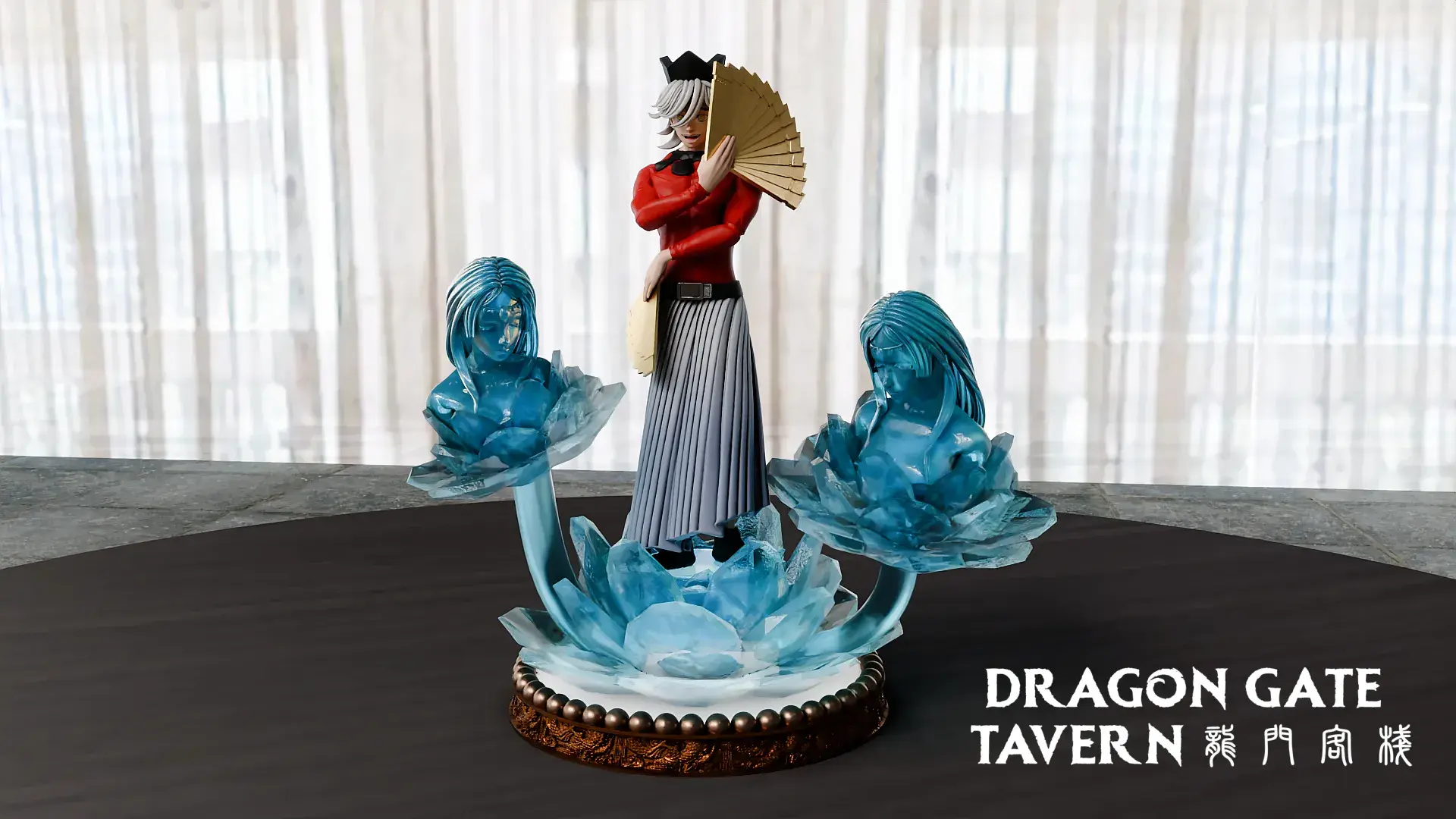 Sculptures & Artworks STL Download - Doma, upper moon 2 demon slayerby ...