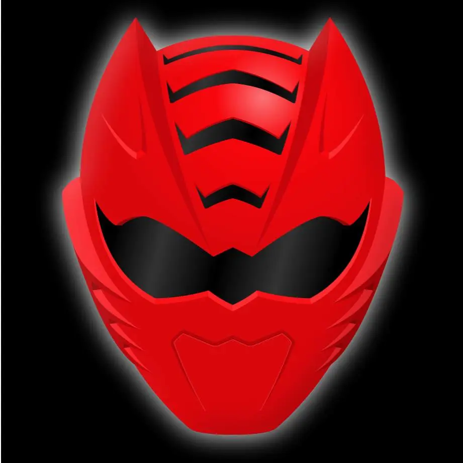 3D Printer Files | 3MF File | Jungle Fury Red Ranger / GekiRed Helmet ...