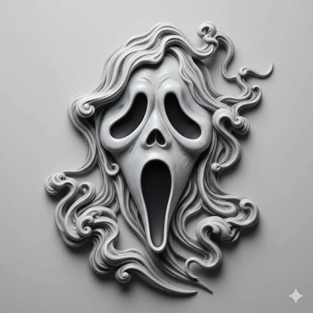 3D Printer Files | 3MF File | LLavero Ghostface, Vapor Fantasmal ...