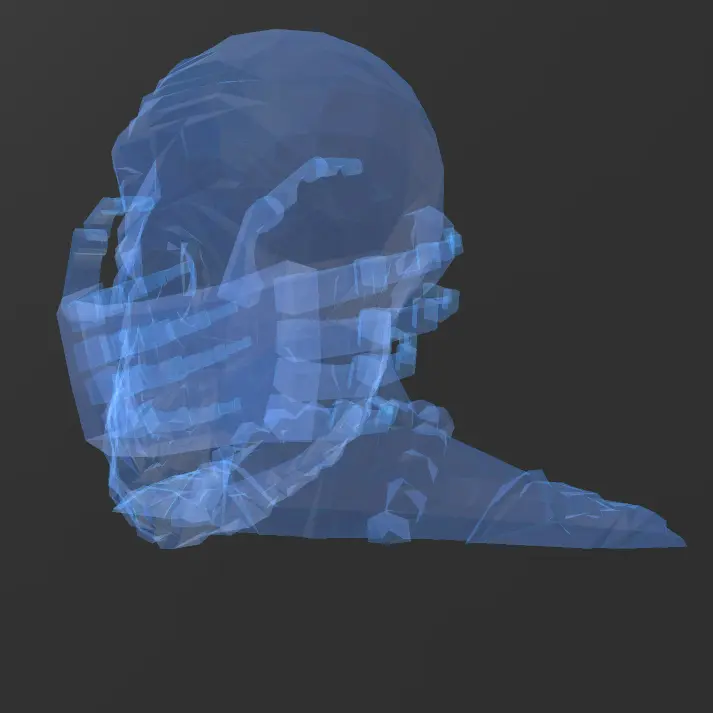 3D Printer Files | 3MF File | Slender Man's Hand Mask Flexi | Creality ...