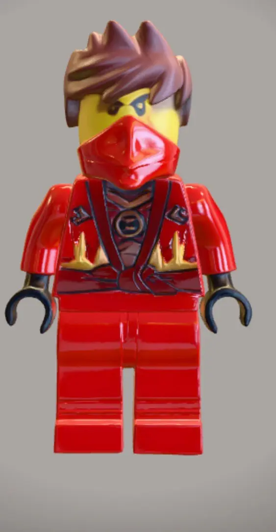 Characters & Creatures STL Download - lego ninjago kai minifigure by LeBron