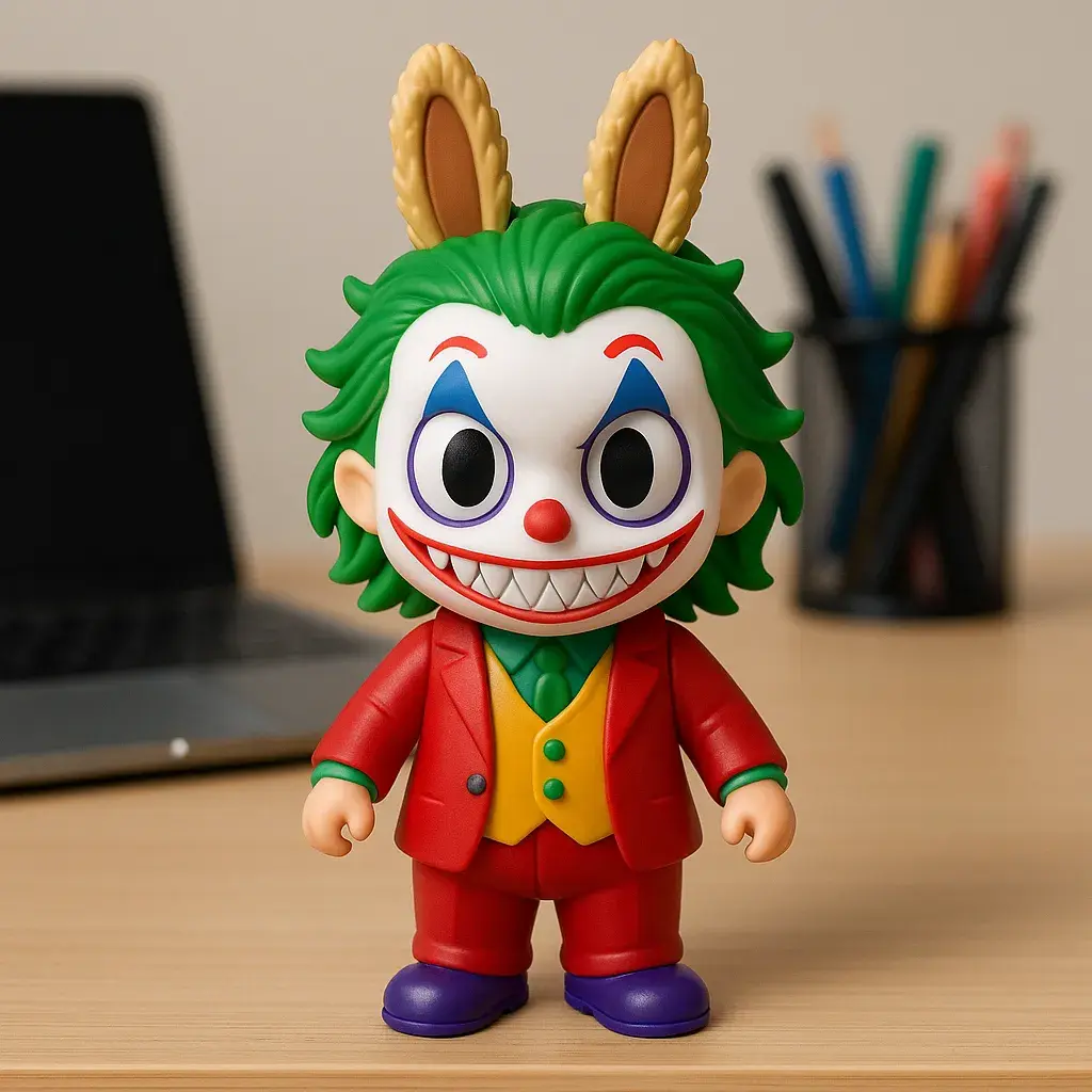 Other STL Download - Labubu - Joker DC Comics statue - 3D printby ...