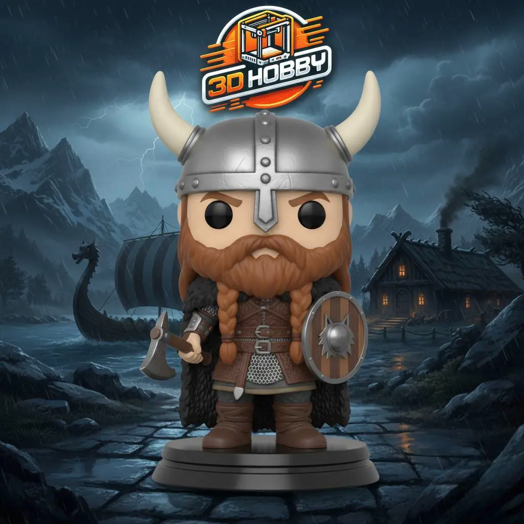 3D Printer Files | 3MF File | Vikingo Funko | Creality Cloud