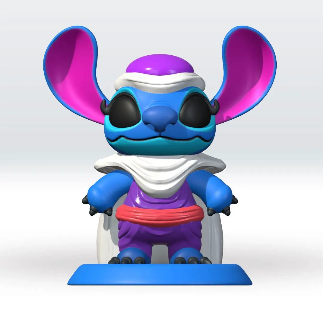 Characters & Creatures STL Download - Stitch Piccolo STL 3D Multicolor ...