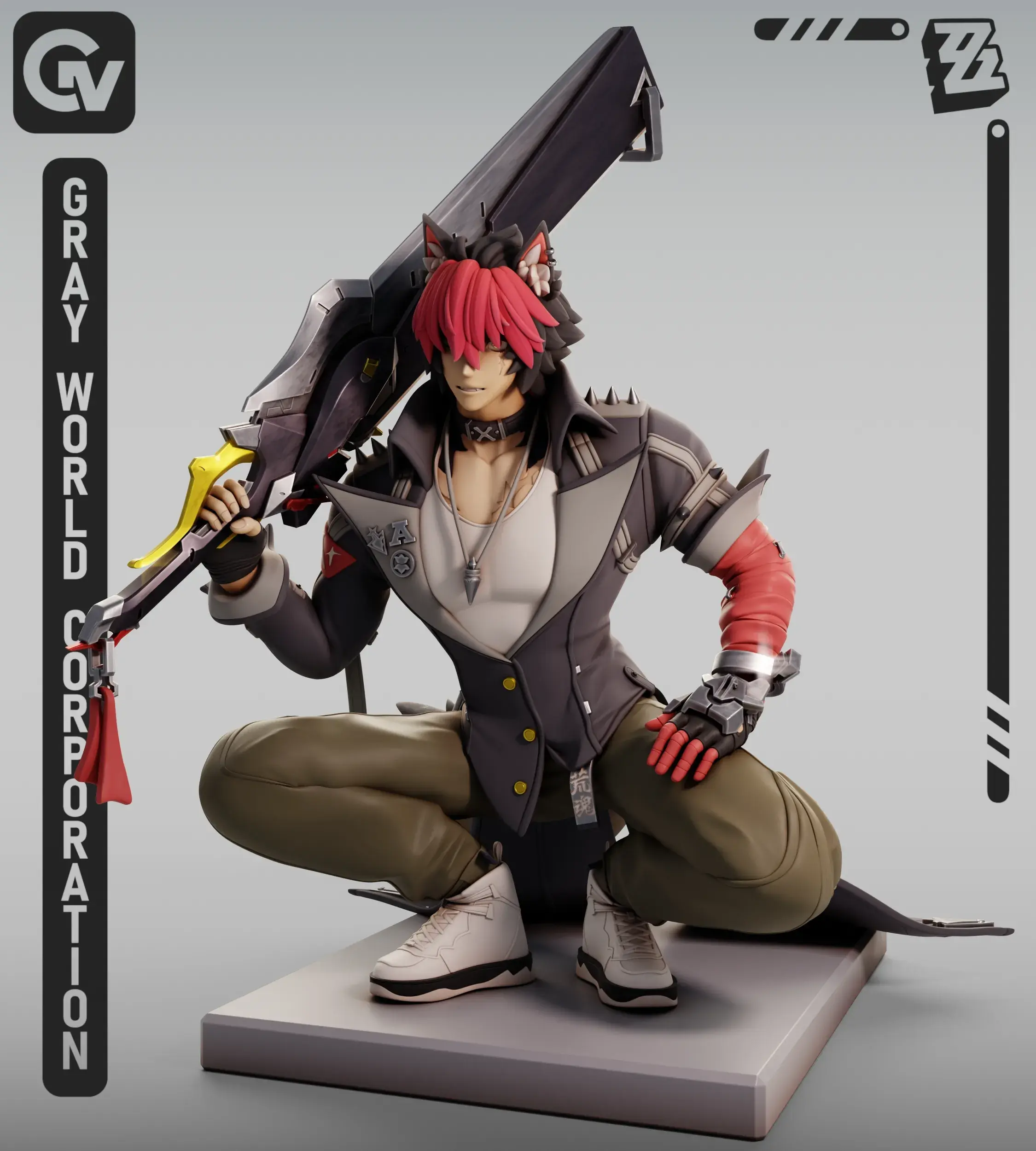 Characters & Creatures STL Download - Komano Manato 1 | Zenless Zone ...