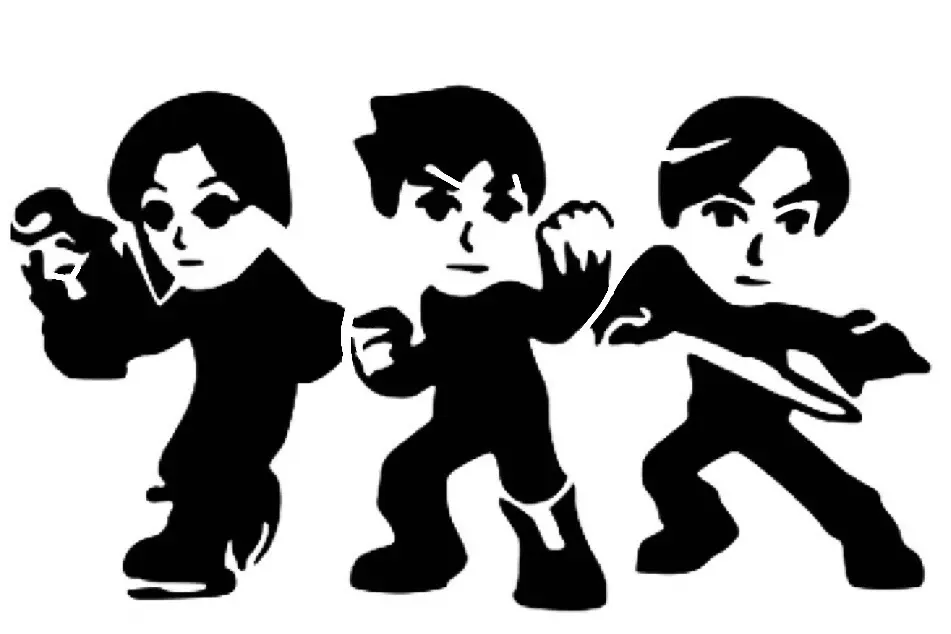 Free Other STL Download - Mii Fighters stencilby SMT_M 🦊