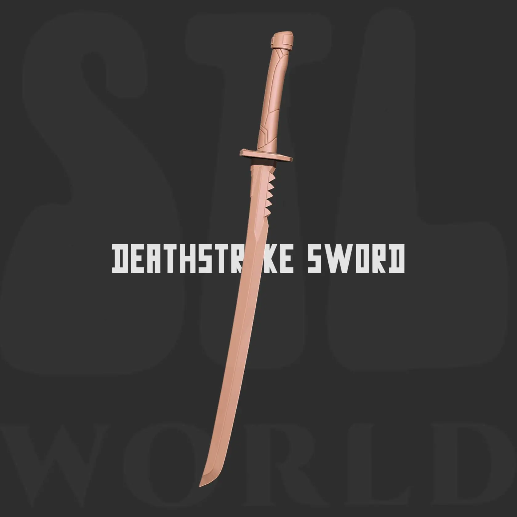 Cosplay STL Descarga - Fortnite Deathstroke sword for cosplay Prop 3D ...