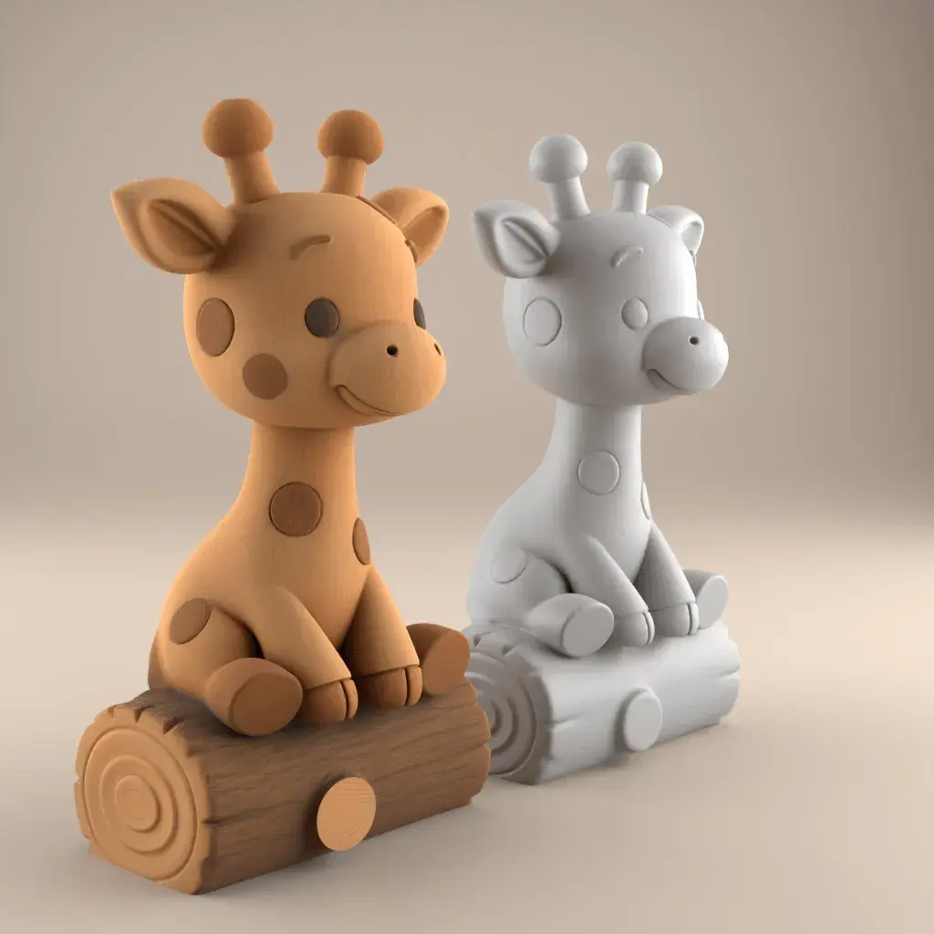 Other STL Download - Adorable Giraffe 3D STL for Printing Funby HIve
