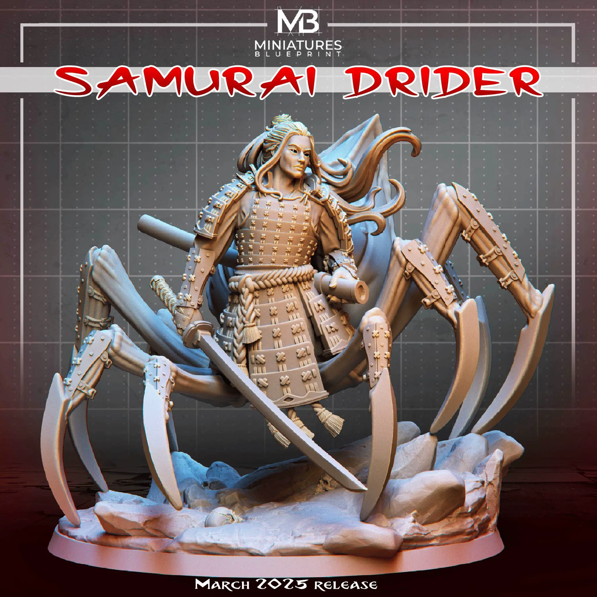 Other STL Descarga - Samurai Drider - Miniatures Blueprint
