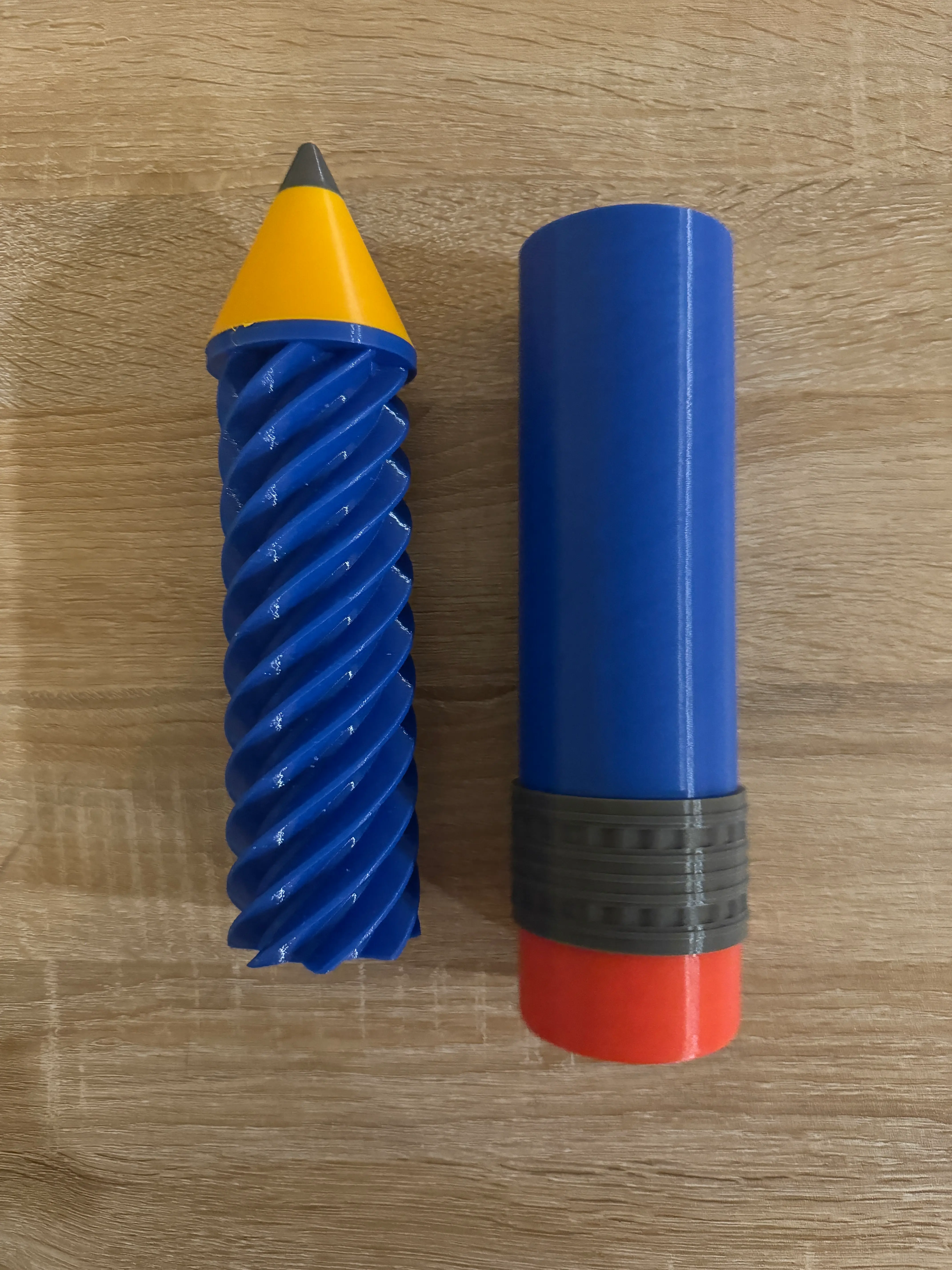 3D Printer Files | 3MF File | Twistable Pencil Case w/ Two Compartments ...