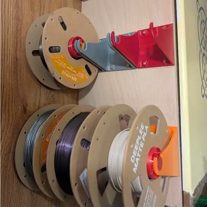 3D Printer Files | 3MF File | Compact Filament Reel Holder - Wall ...