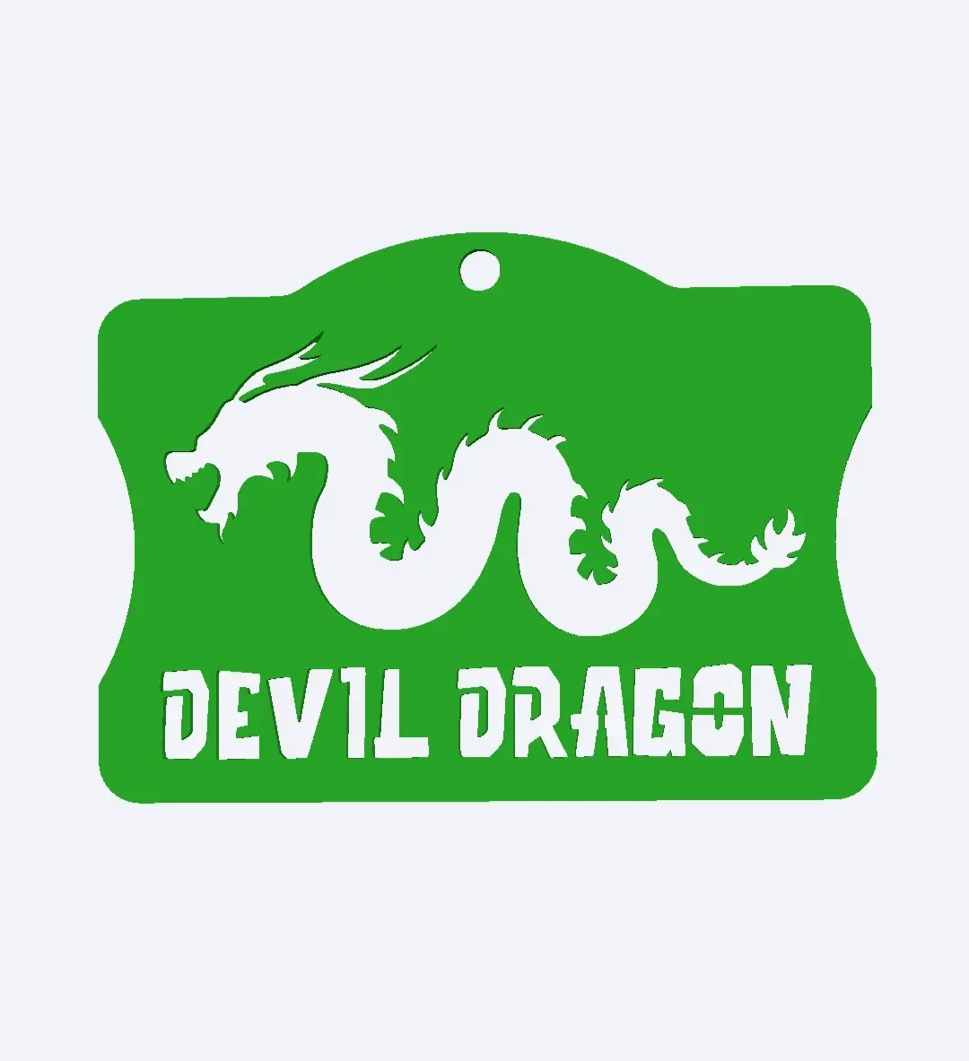 Badges & Coins STL Download - ID Devil Dragon by Creathings3D