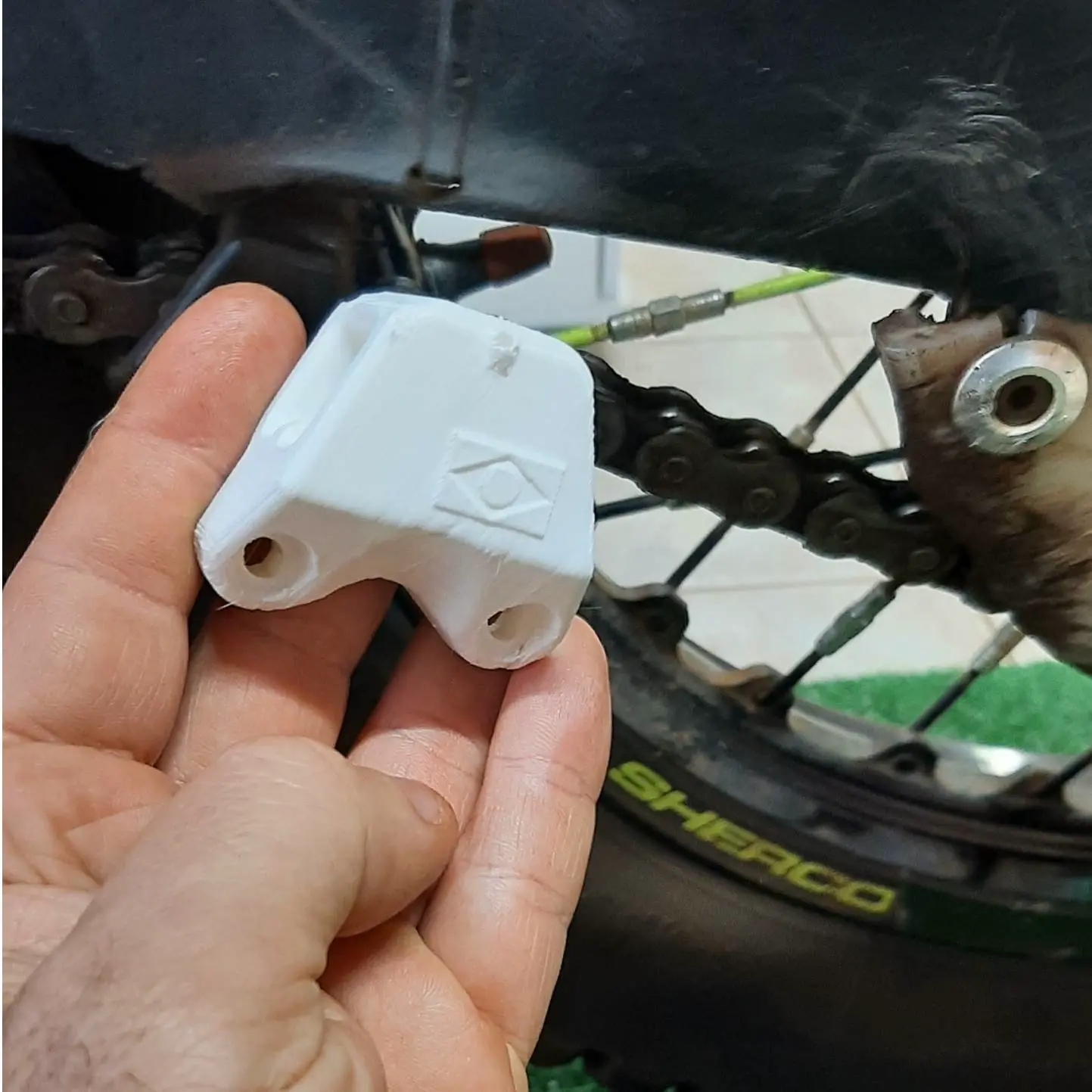 3D Printer Files | 3MF File | Motorcycle Trials chain pad | Creality Cloud