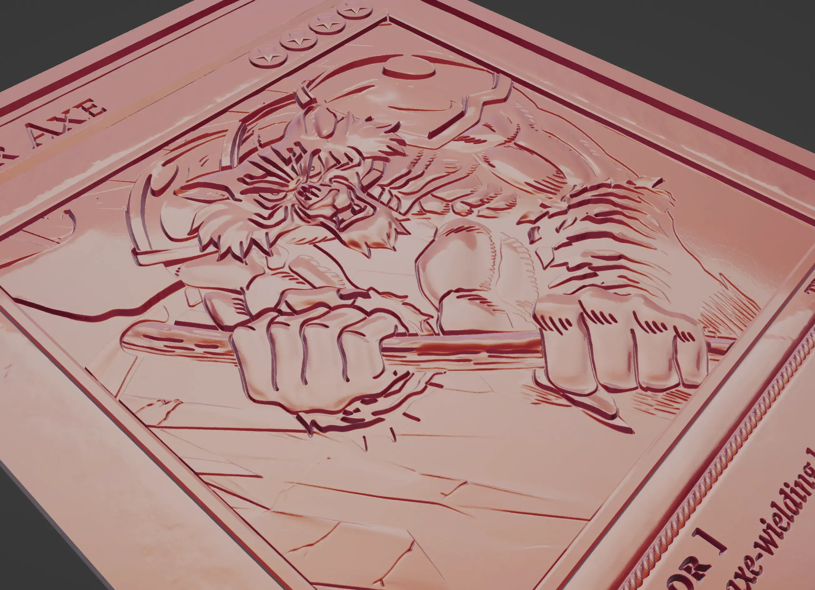 Other STL Download - TIGER AXE - YU-GI-OH!by Wsonuchiha3D