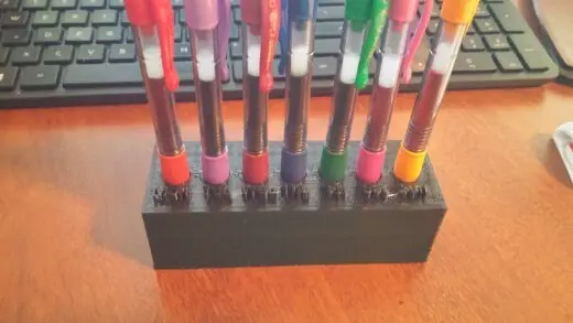 Free Stationery & Learning Tools STL Download - Daily pen holder V1by ...