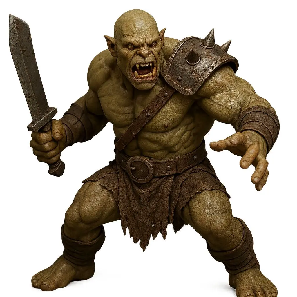 Free Characters & Creatures STL Download - Orco warriorby JoacoMontagna