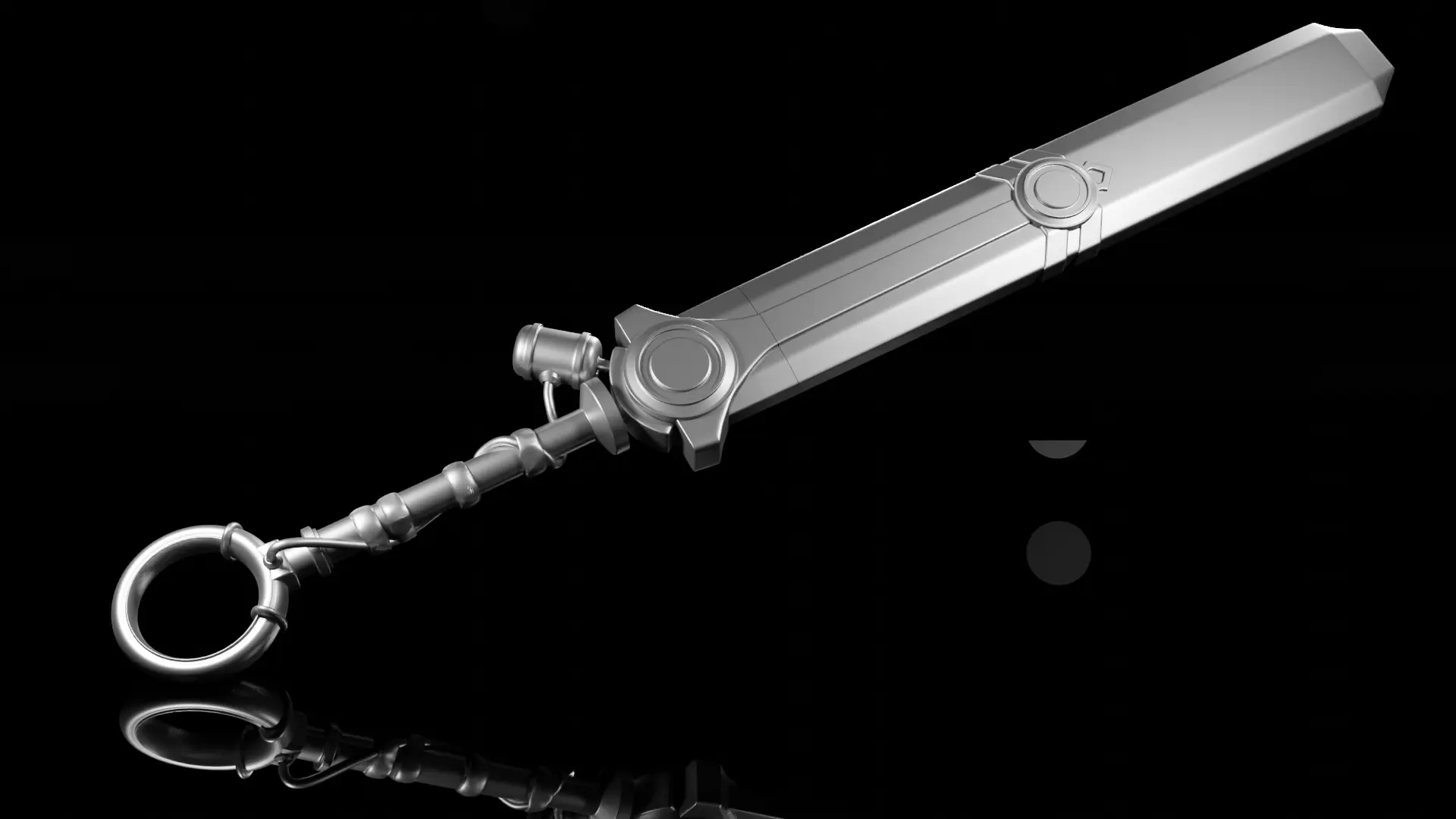 Cosplay STL Download - Ekko Sword - REAL SIZE COSPLAY FILEby Castro 3D