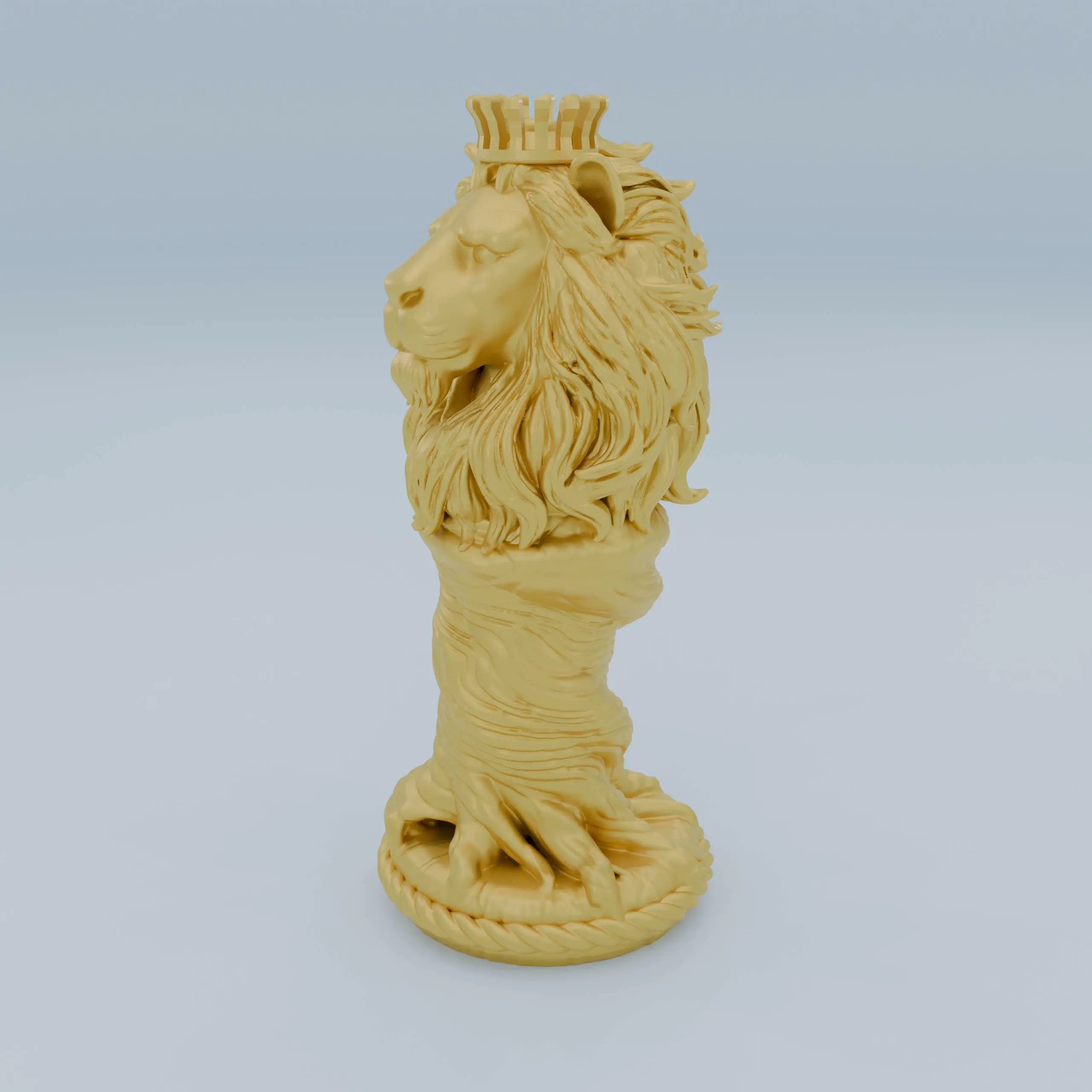 Board Games & Card Games STL Download - Forest Chess (King - Lion)by ...