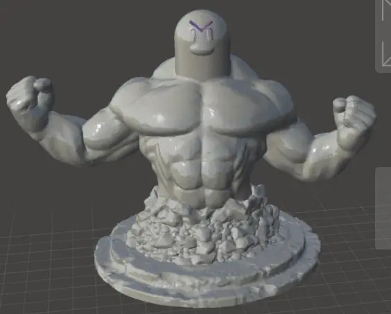 Characters & Creatures STL Download - Muscular Digletby LTS_Print1ng