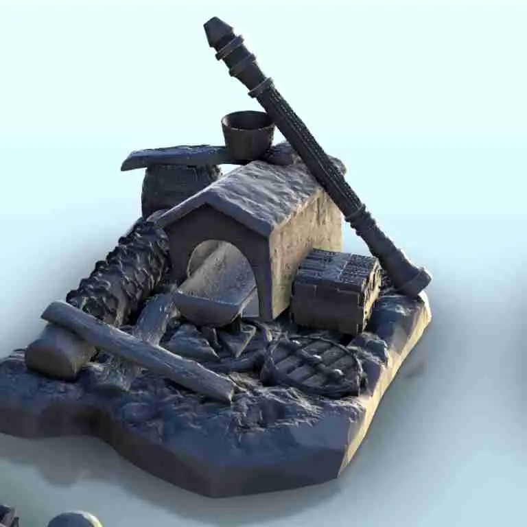 Miniature Games & Accessories STL Download - Barricades set 8 ...