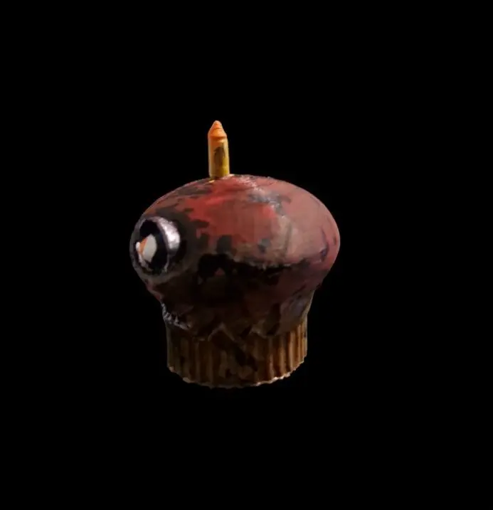 nightmare cupcake fnaf fanart | 3D modeller indir | Creality Bulutu