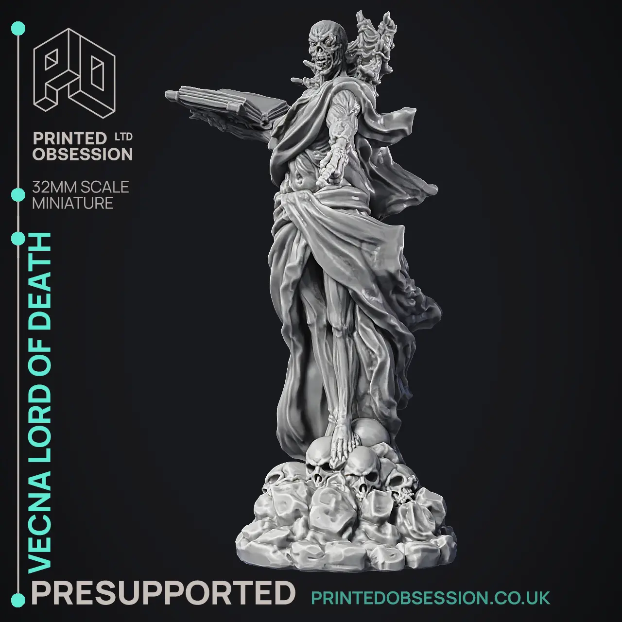 Characters & Creatures STL Download - Vecna Lichby Printed Obsession