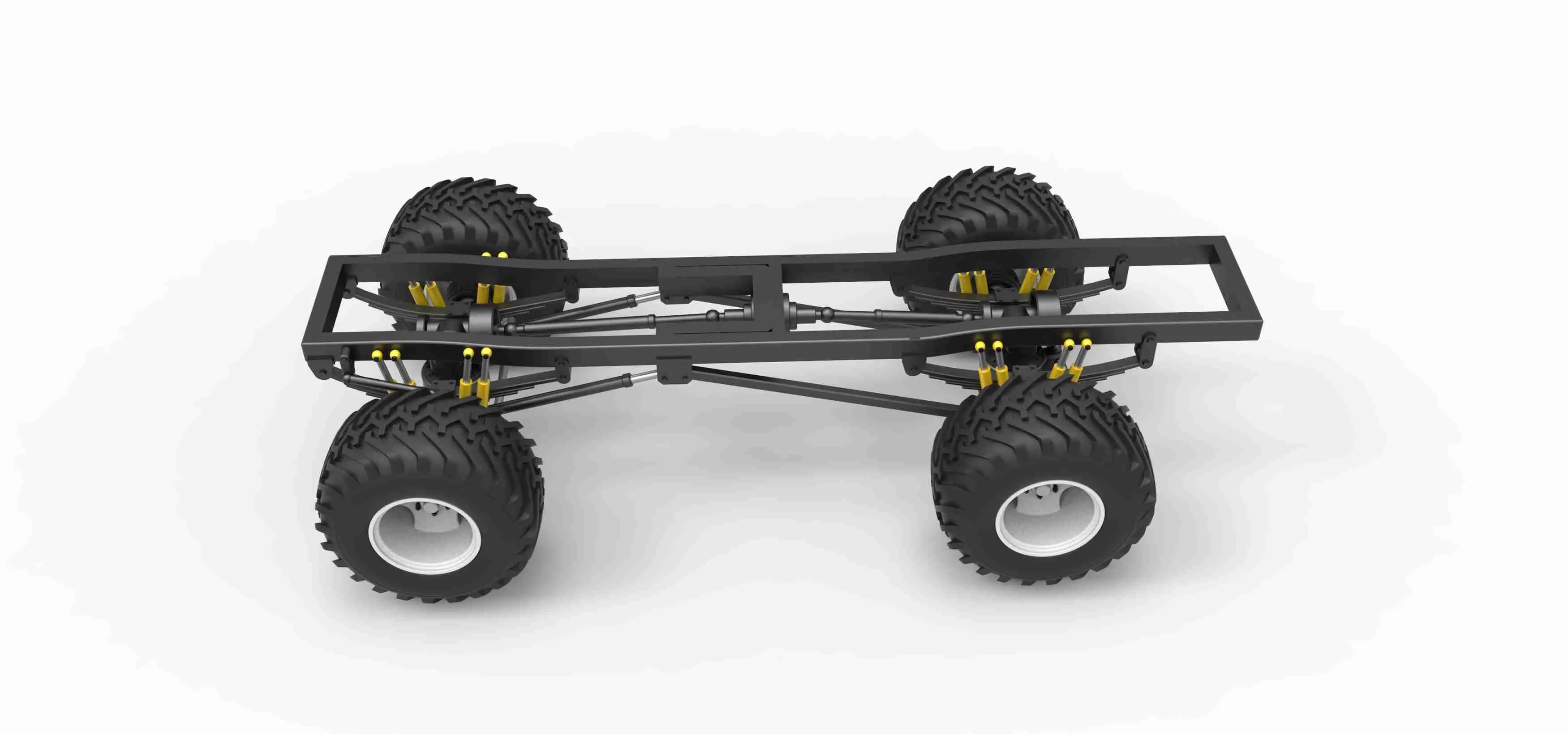 Miniature Games & Accessories STL Download - Chassis of vintage monster ...