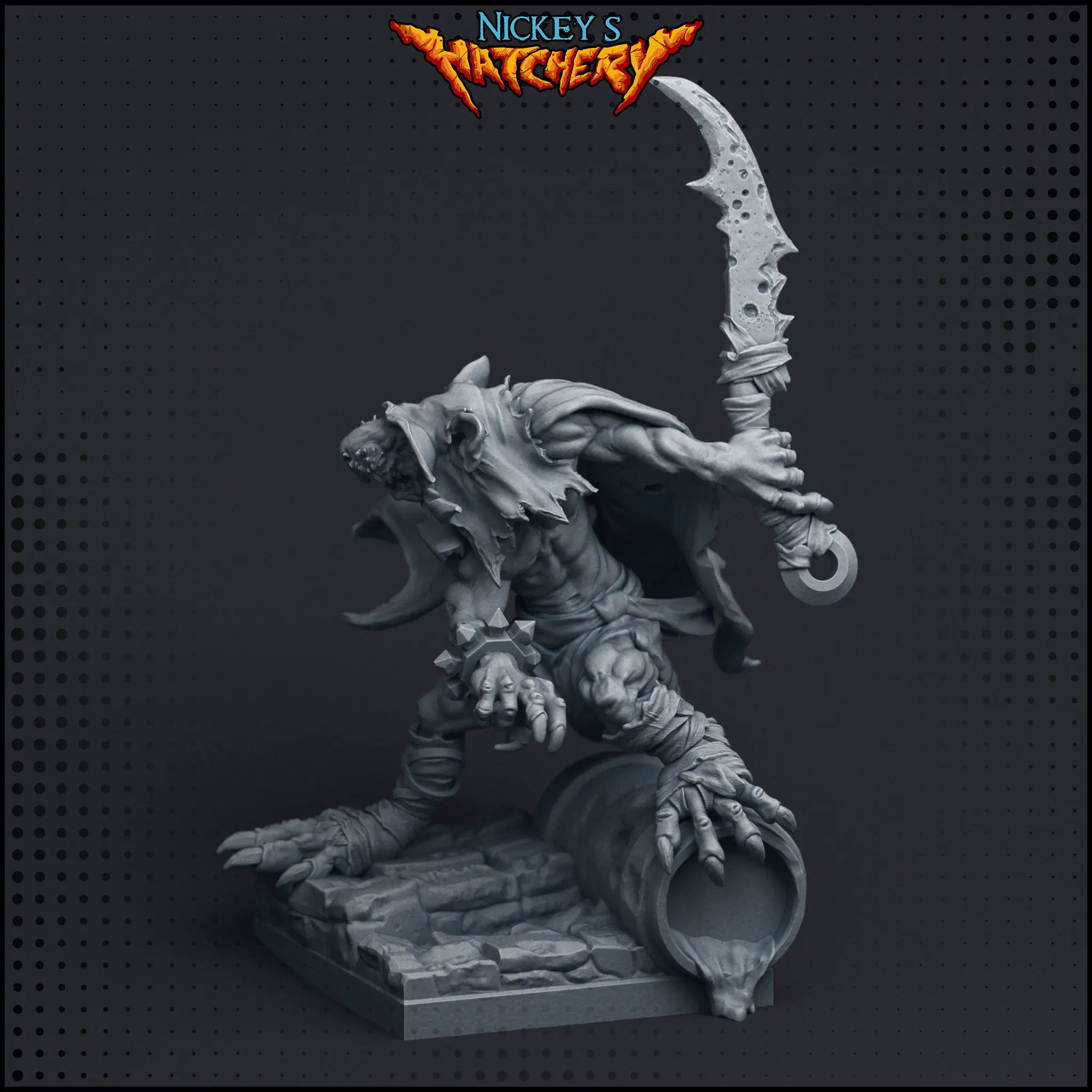 Characters & Creatures STL Download - Daggertail the Infiltrator ...