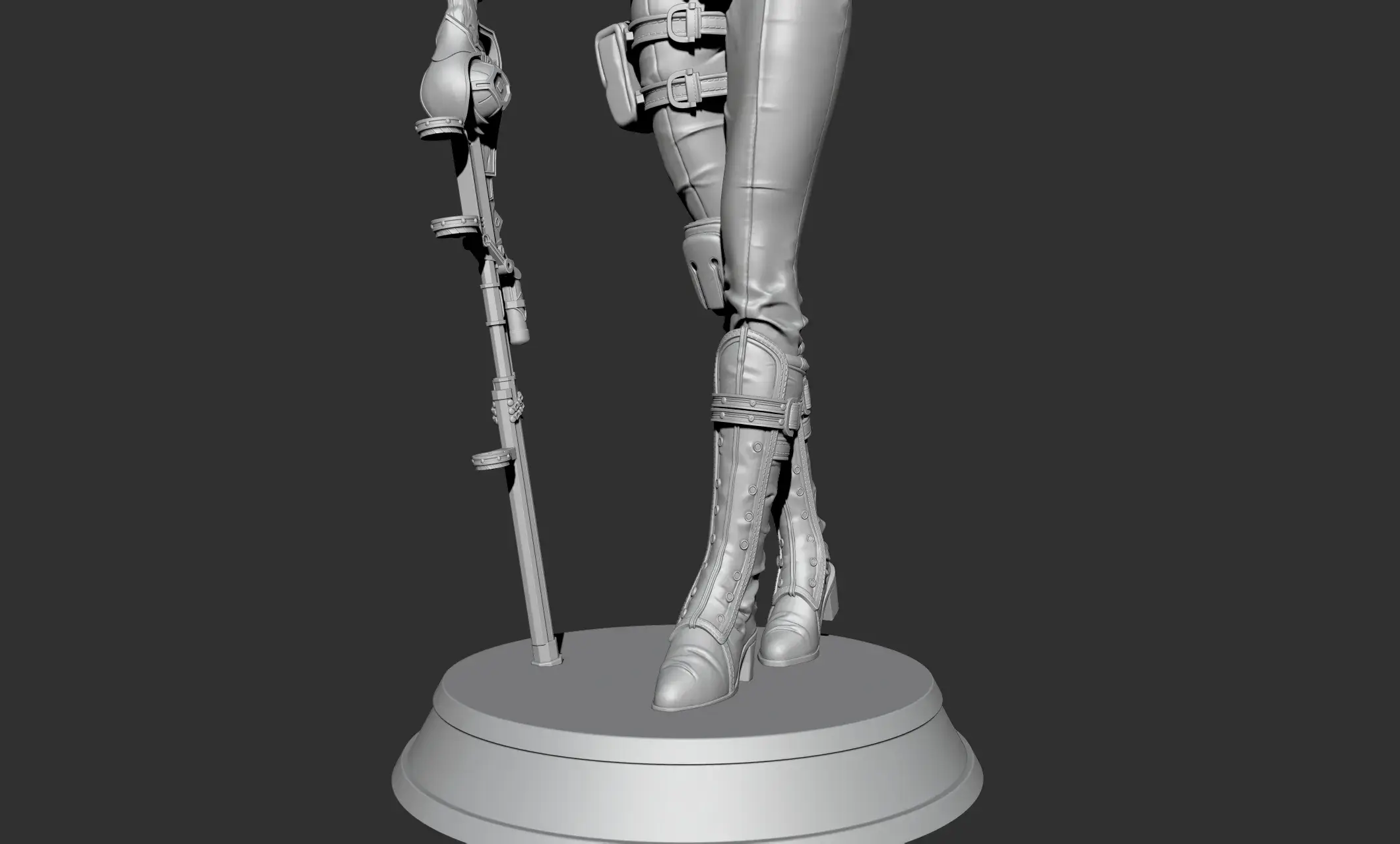 Characters & Creatures STL Download - Arcane Caitlyn 3D Figure | League ...