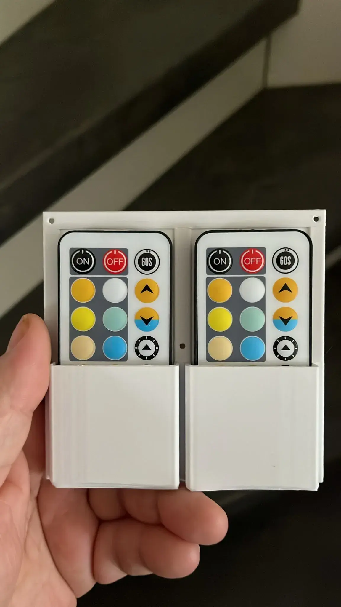 Other STL Download - Remote Caddy for LED remotes.by Louis Parkin
