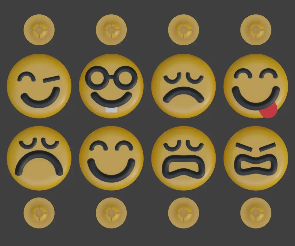 3D Printer Files | 3MF File | Emojis | Creality Cloud