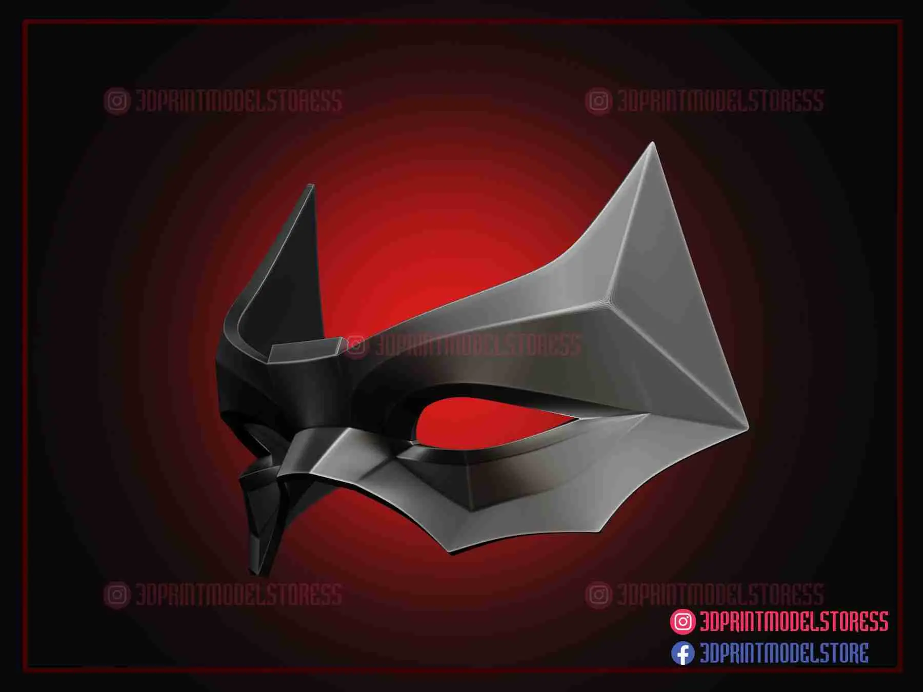 Robin Titans Mask - Titans TV Series Cosplay | 3D models download ...