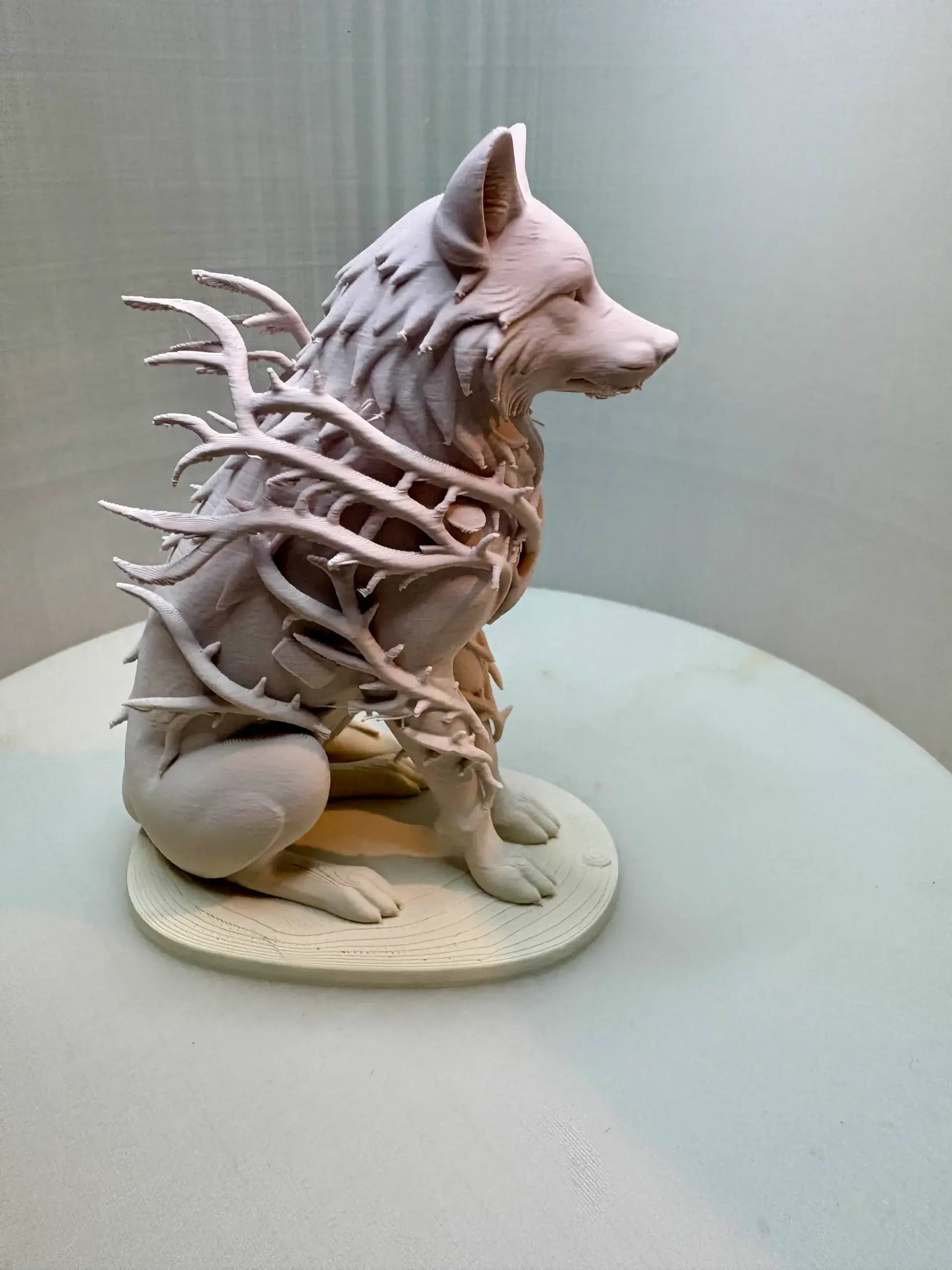 3D Printer Files | 3MF File | Rose-Thorn Wolf – The Guardian of Silent ...
