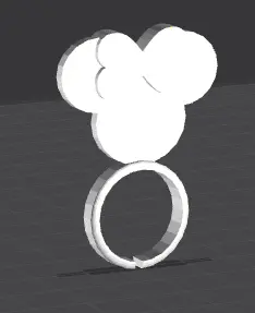 3D Printer Files | 3MF File | Minnie Ring | Creality Cloud