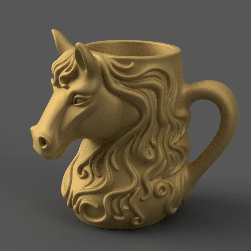 Home Decorations & Ornaments STL indir - Horse Head Planter and Decor ...