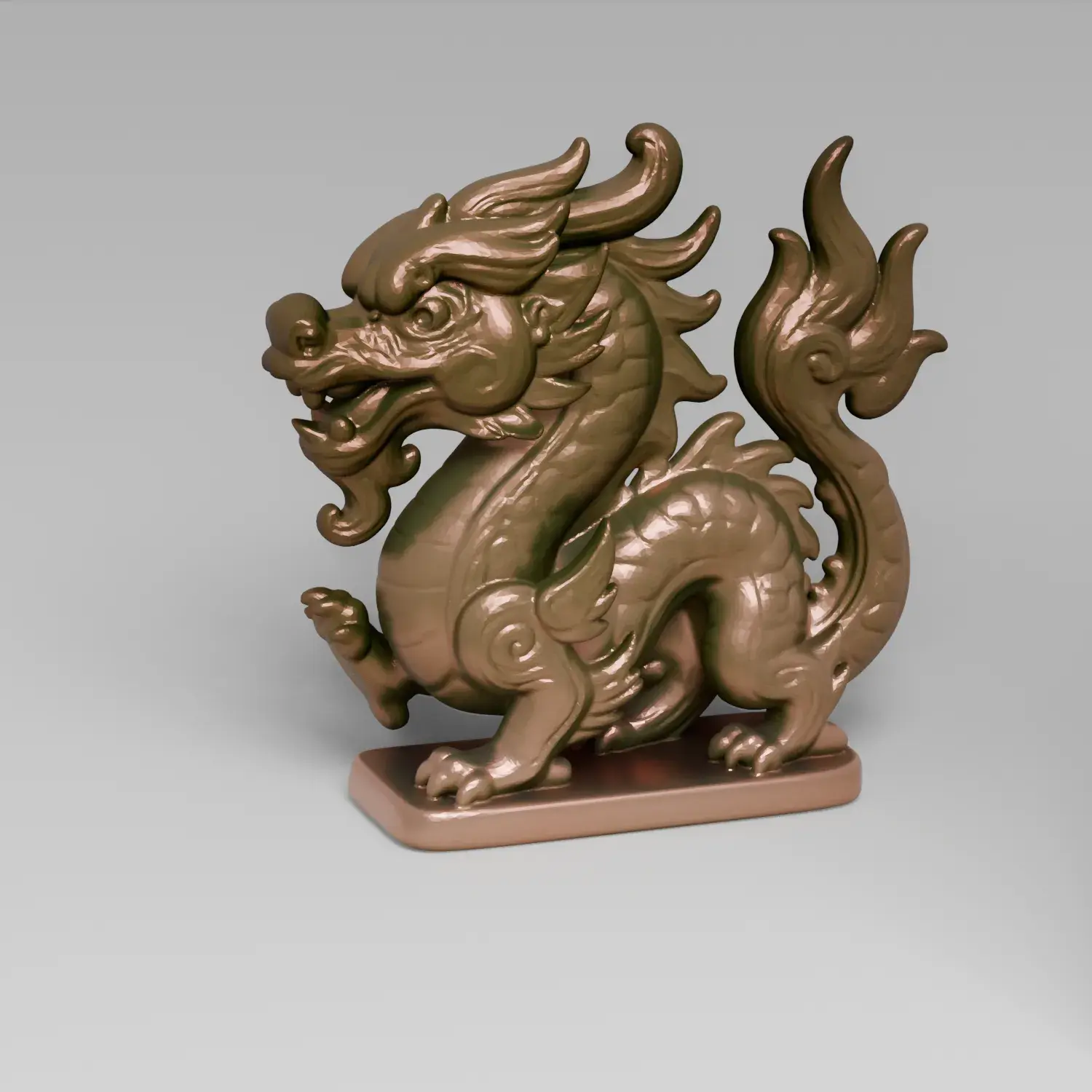 3D Printer Files | 3MF File | Dragon Figurine | Creality Cloud