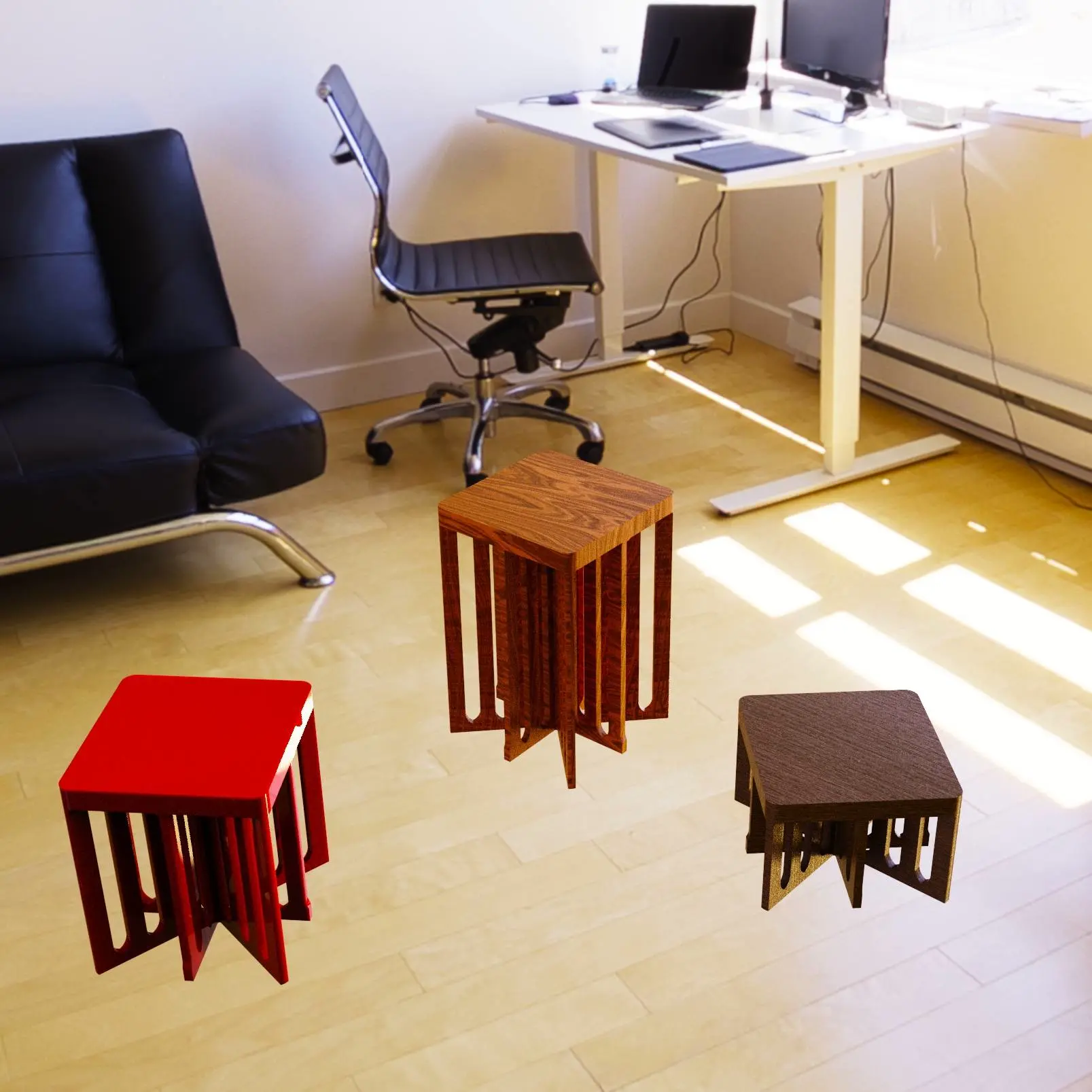 3D Printer Files | 3MF File | Multipurpose stool in different sizes and ...