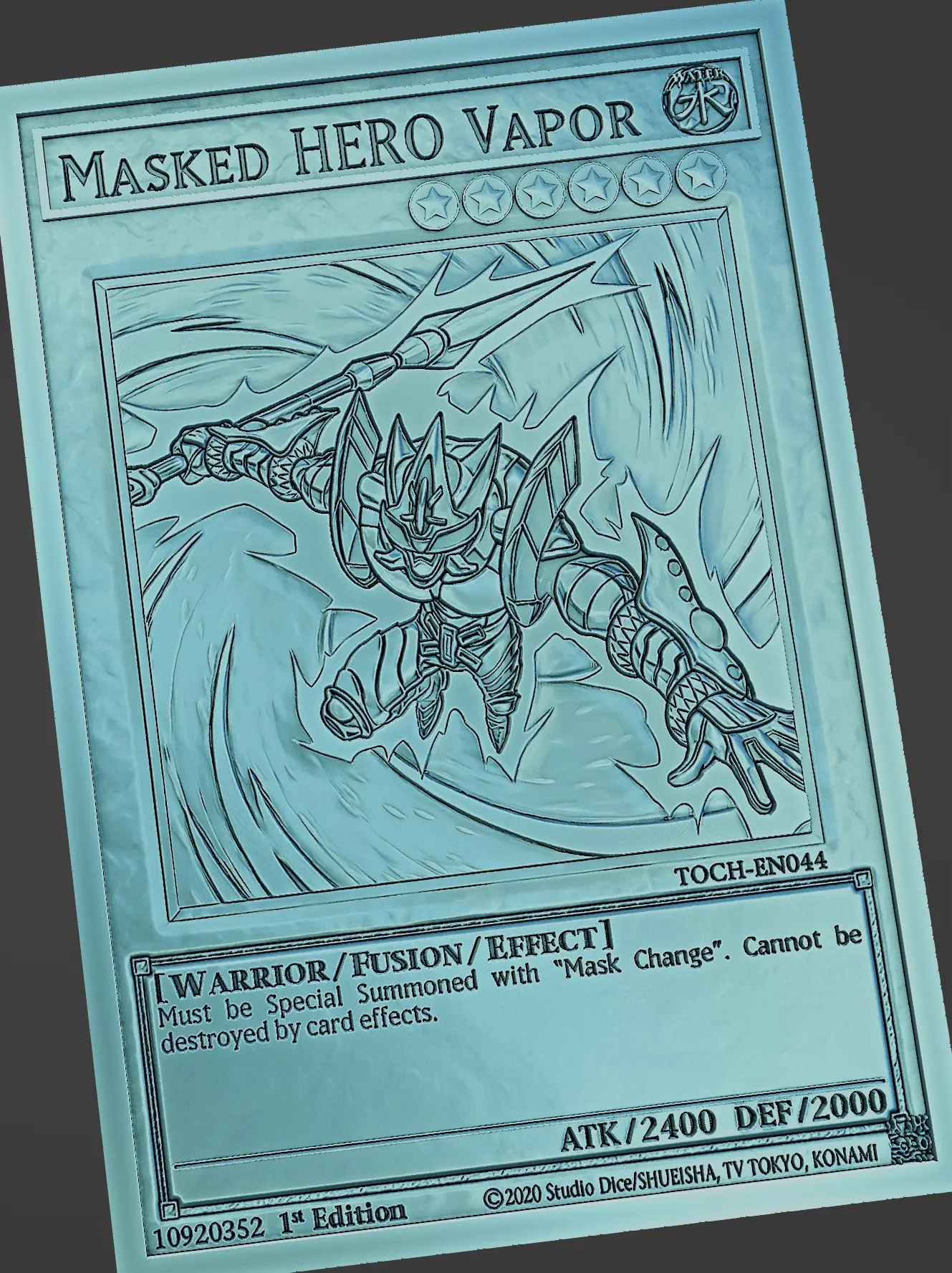 Toys & Games STL Download - masked hero vapor - yugiohby Wsonuchiha3D