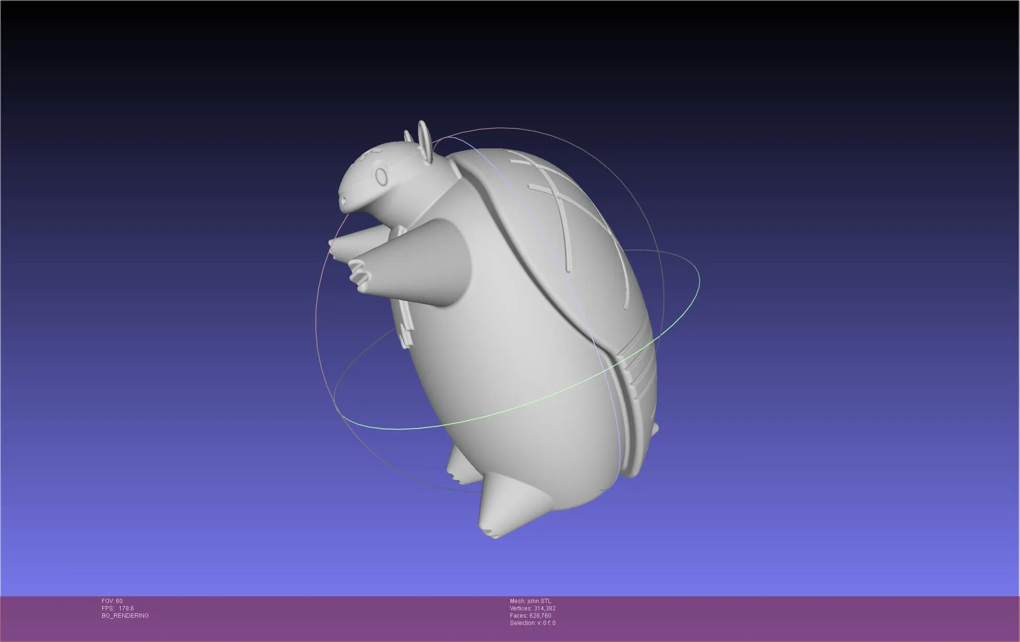 Characters & Creatures STL Download - Basic Kyuuketsuki John Figureby ...