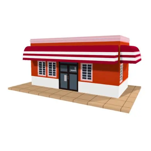 Other STL Download - Stylized Convenience Store 3D Model STL ...