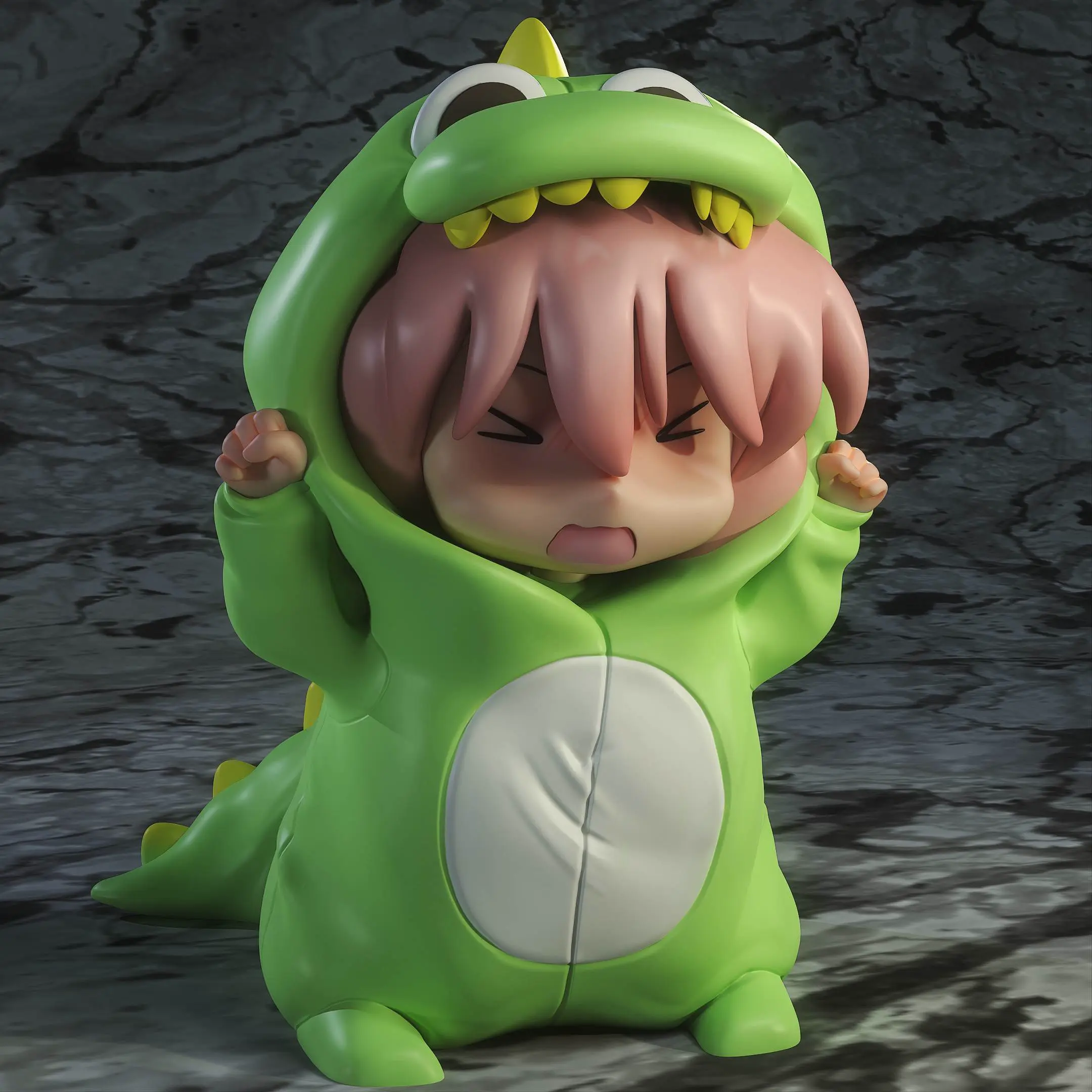 Characters & Creatures STL Descarga - Hitori Gotoh - Bocchi in Godzilla ...