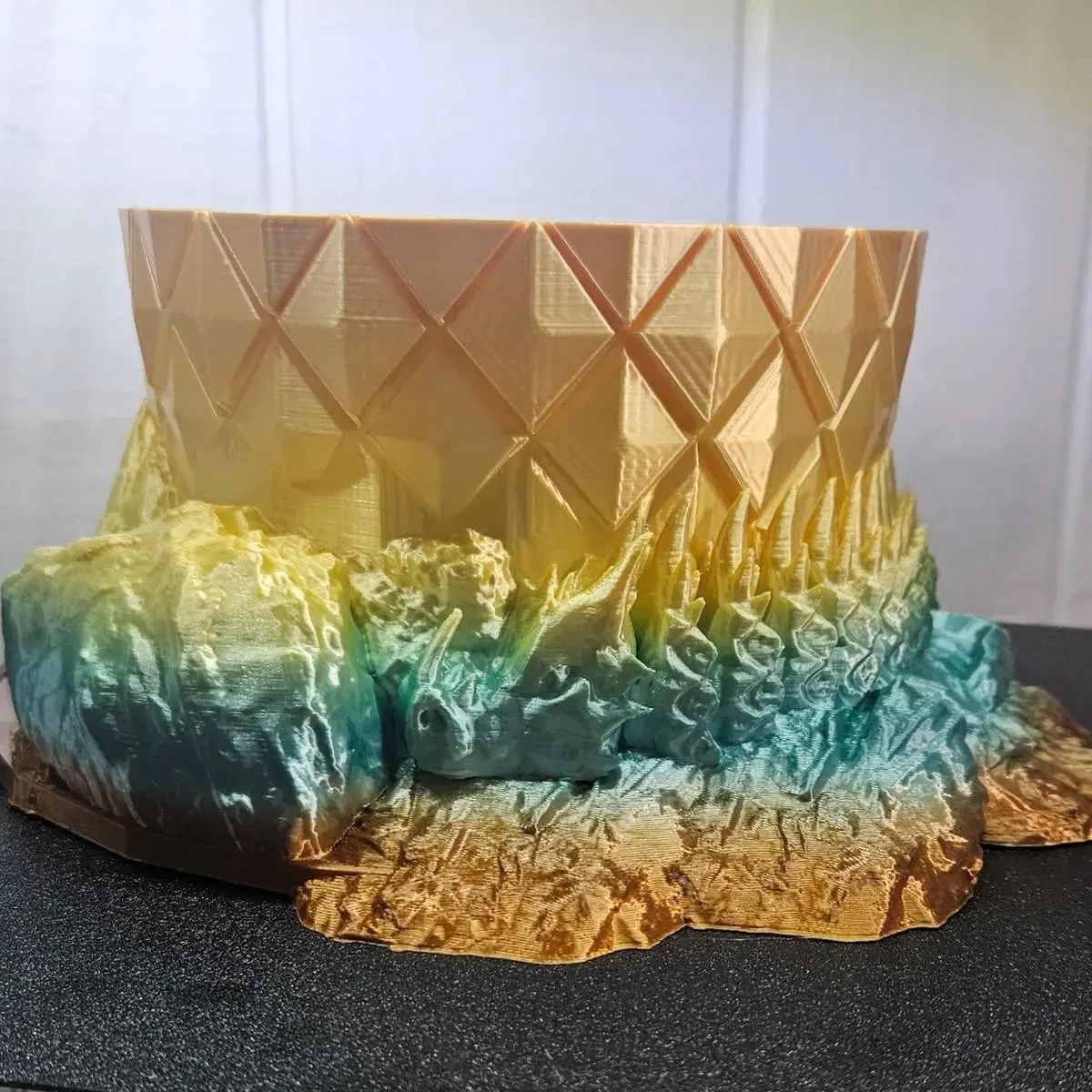 3D Printer Files | 3MF File | Dragon Yarn Bowl | Creality Cloud