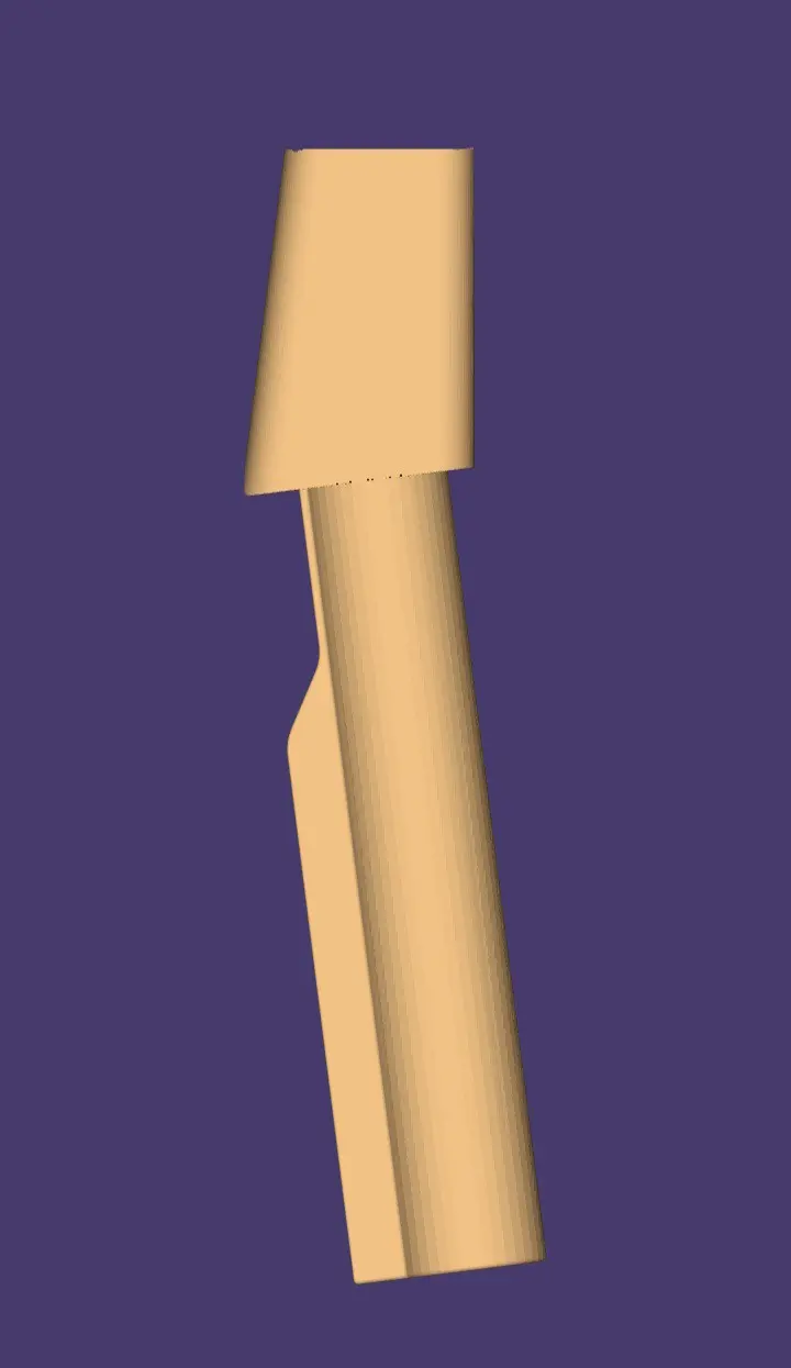 Game Props STL Download - Tubo adaptador AK airsoft by Eduardø Uriel