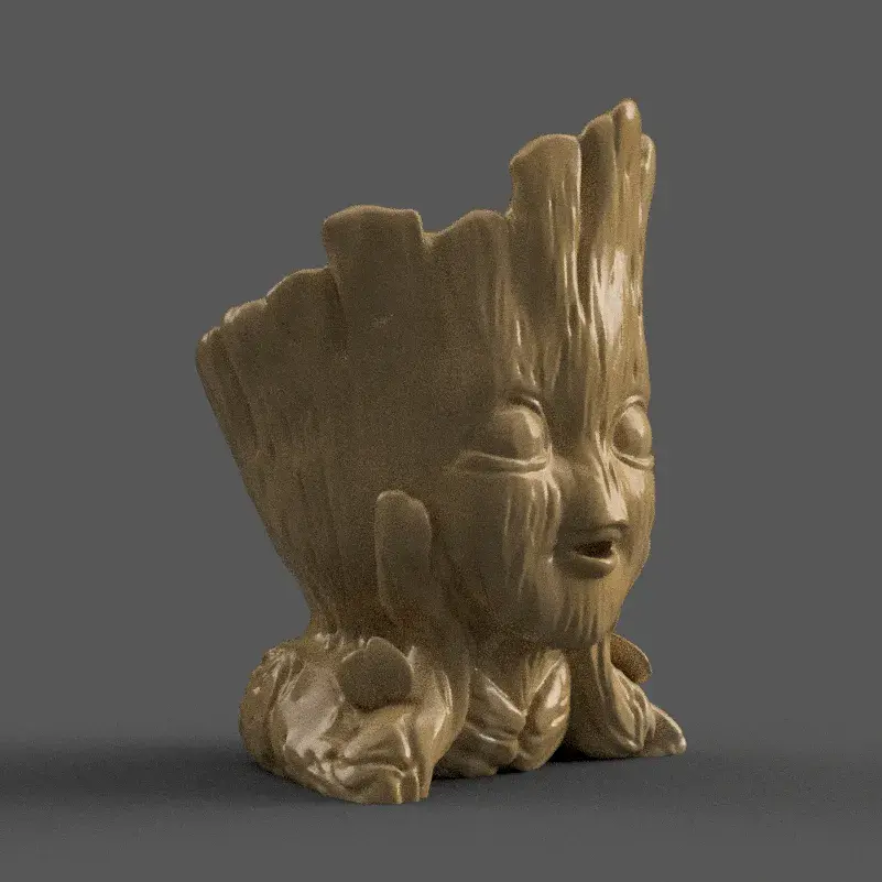 Other STL Download - Cute groot Character Planter – 3D STL File for ...