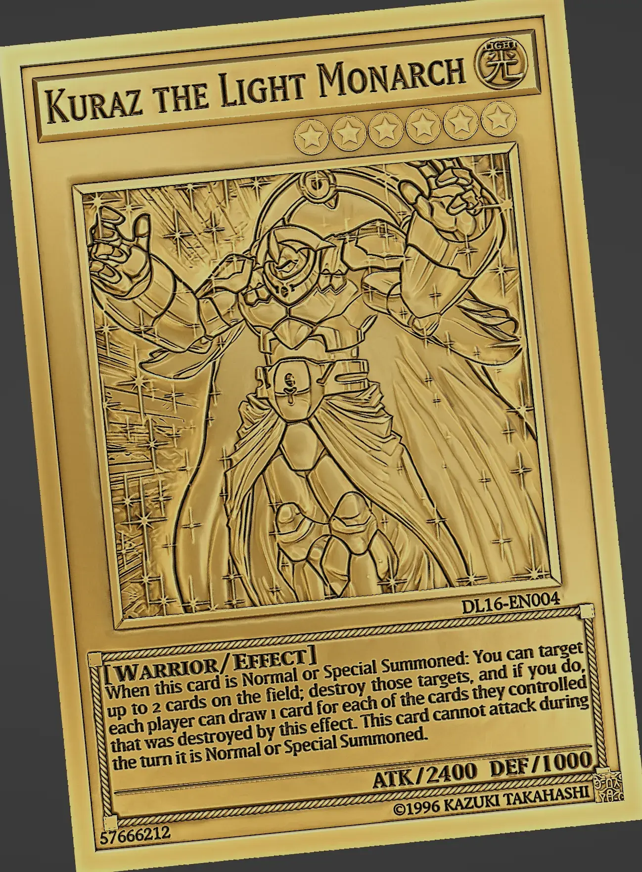 Other STL Download - Kuraz the Light Monarch - yu-gi-oh!by Wsonuchiha3D