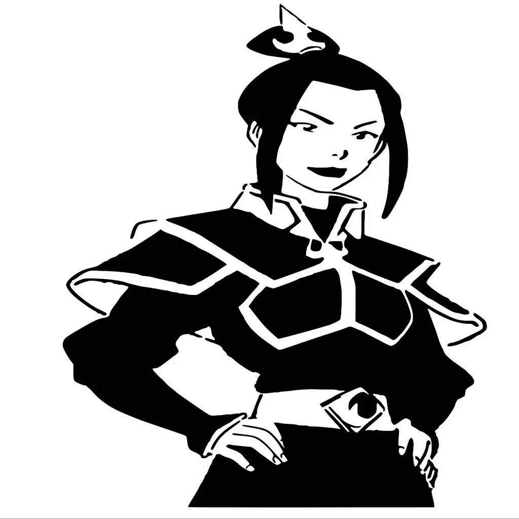 Free Digital Art STL Download - Azula stencilby SMT_M 🦊