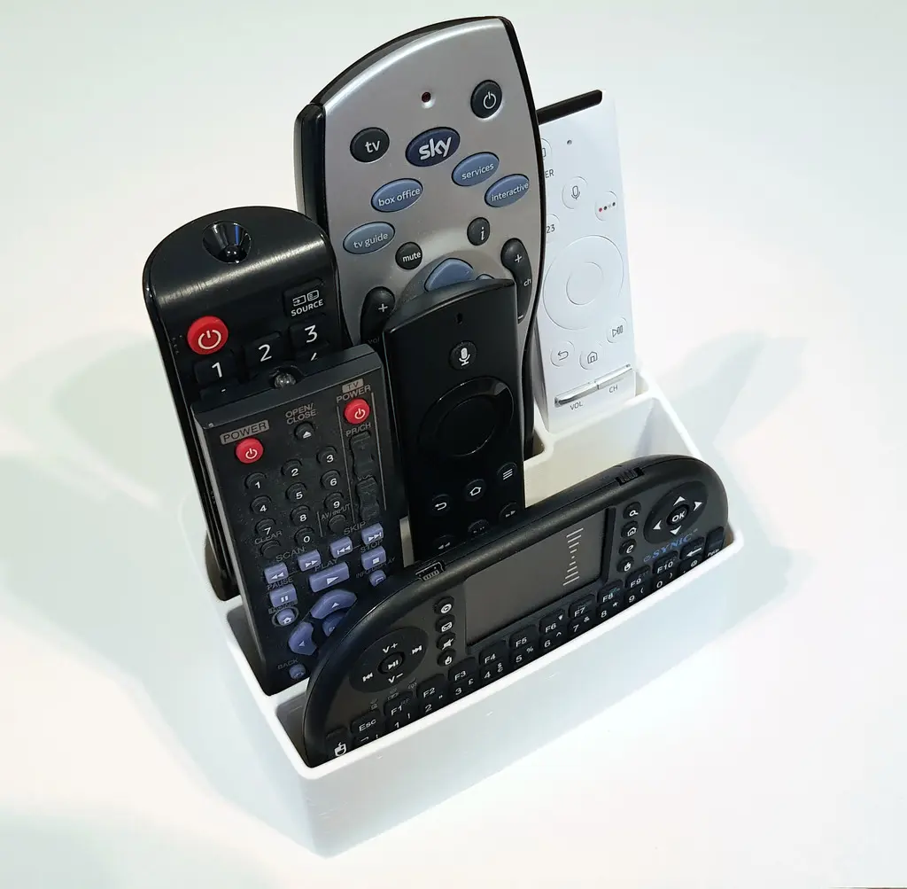 Free Home Appliance Accessories STL Download - TV Remote Stand\Holderby ...